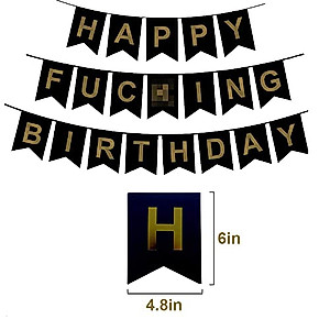 30th Birthday Decorations Gifts for Her Him(Men Women) - Dirty 30 Birthday Party Supplies - Happy Birthday Banner and Hanging Swirls