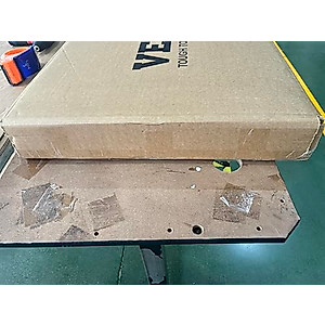 VEVOR 28.5"-44.2" Gas-Spring Height Adjustable Sit-Stand Desk 360° Swivel Wheels (2 Lockable) Portable Rolling Laptop Table Computer Cart for Home Office School, 44LBS Loading, 29.1 x 18.9 inch, White