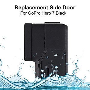 GOHIGH Replacement Side Door for GoPro Hero 7 Black,USB-C HDMI Cover Repair Part Battery Door Protective Charging Port Repair Part Action Camera Accessories