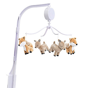 Bedtime Originals Deer Park Musical Baby Crib Mobile, Multicolor