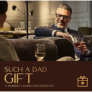 Fathers Day Dad Gifts - Gifts for Dad, Fathers Day Unique Gift Ideas, Best DAD Ever Gifts, Whiskey Stones Gold, Fathers Day Birthday Gifts from Daughter, Son, Fathers Day Presents