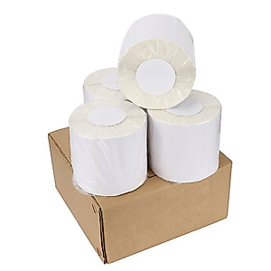 9527 Product 4x6 Direct Thermal Shipping Labels for Zebra 2844 ZP-450 ZP-500 ZP-505,Blank,450 Labels/Roll, 1" Core,Total 4 Rolls