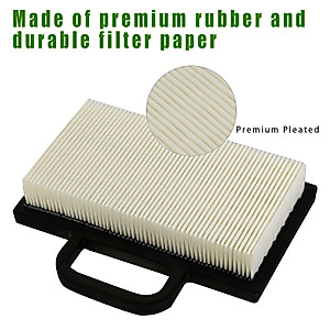 DemJamr 2 Pack 499486S Air Filter with 273638S Pre Filter Replace for BS 499486 698754 691007 695667 Air Cleaner, Compatible with BS 18-26 HP Intek V-Twins Engine