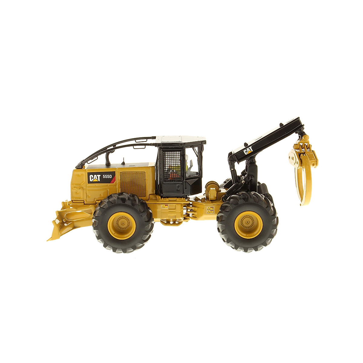 Diecast Masters Caterpillar 555D Skidder High Line Series Vehicle, 7.29 x 3.03 x 2.68 inches