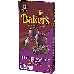 Baker's Premium Bittersweet Chocolate Baking Bar (4 oz Bar)