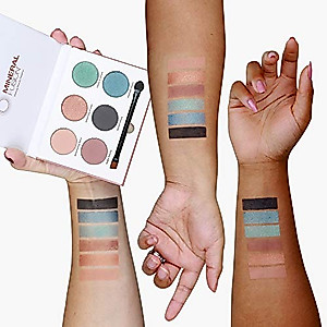 Mineral Fusion, Limited Edition Velvet Eye Shadow Palette, Multi Colors, 1 Count, Powder