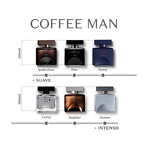 Coffee Man Fusion perfume for men 100 ml 3.4 oz by O Boticario Brazil