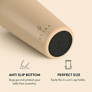 BURGA Travel Coffee Mug (16oz) – Spill-Proof, Secure-Seal Insulated Coffee Mug – Scratch-Resistant, Stainless Steel Travel Mug Stays Hot or Cold – Anti-Slip Coffee Tumbler – Nude Marble Travel Mug