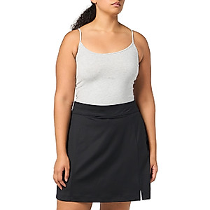 Callaway Women's 17" Opti-Dri Solid Golf Skort With Stretch Fabric and TrueSculpt Slimming Technology, Caviar, Medium