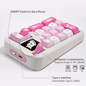 CoolKiller Rococo Hot Swappable Mechanical Numeric Keypad Num Pad for Laptop, PC, Desktop, Notebook