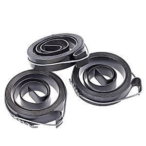 TOPPROS Pack of 4 Drill Press Return Spring, Quill Spring Feed Return Coil Spring Assembly, 2.2Ft Long, 35 x 6 x 0.7mm