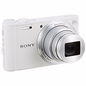 Sony DSCWX350 18 MP Digital Camera (White)