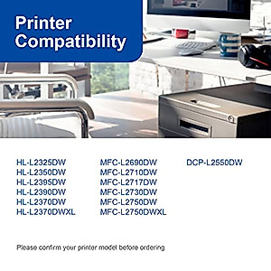 DR730 DR 730 Compatible Drum Unit 1-Pack (NOT Toner) Replacement for Brother DR730 Compatible with HL-L2350DW HL-L2395DW HL-L2390DW HL-L2370DWXL MFC-L2750DW MFC-L2710DW DCP-L2550DW Printer