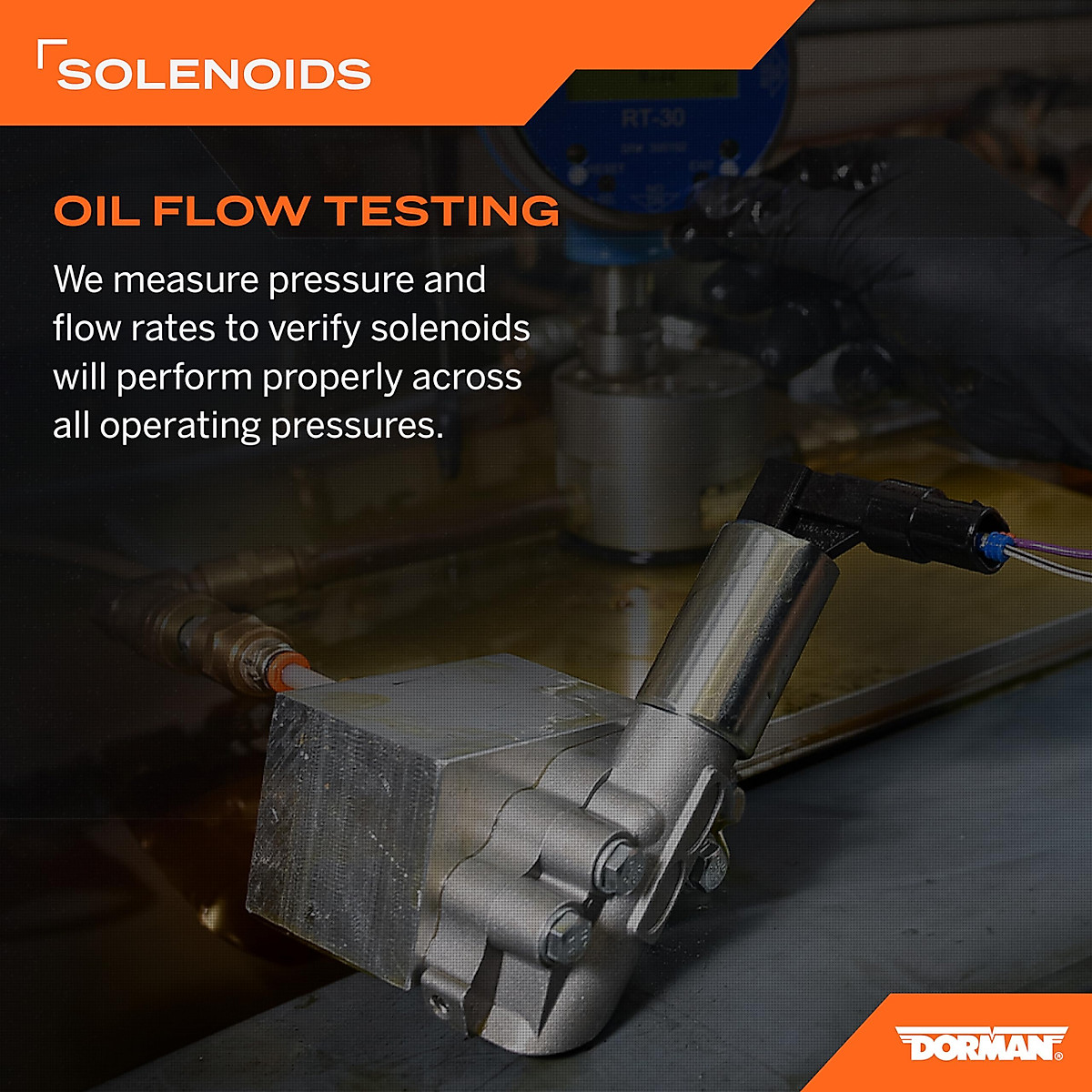 Dorman 918-074 Rear Engine Variable Valve Timing (VVT) Solenoid Compatible with Select Acura/Honda Models