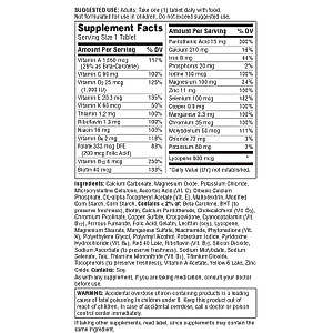 Centrum Multivitamin for Men, Multivitamin/Multimineral Supplement with Vitamin D3, B Vitamins and Antioxidants, Gluten Free, Non-GMO Ingredients - 120 Count