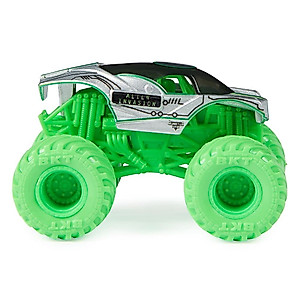 Monster Jam 2022 Spin Master 1:64 Diecast Truck with Bonus Accessory: Hyper Fueled Alien Invasion