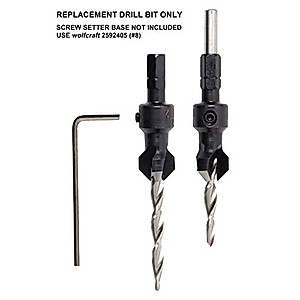 Wolfcraft 2587405#8 Hss Screw Setter Bit