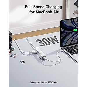 Anker Power Strip with USB C, PowerCube with 3 Outlets & 30W USB C,5ft Extension Cord and Travel Power Strip USB C, Anker 511 USB Power Strip, 2Outlets & 3USB Ports