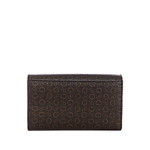 GUESS Monogram Long Wallet with Strap