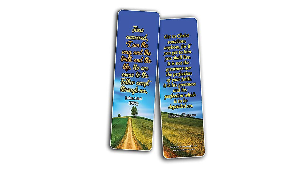 Encouraging Christian Quotes Bookmarks - Inspire & Motivate Your Faith
