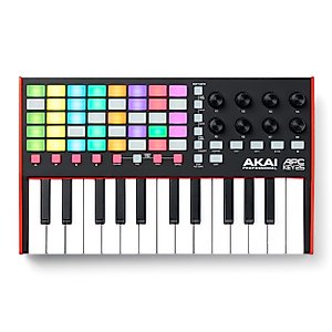AKAI Professional APC Key 25 MK2 - 25-Key USB MIDI Keyboard Controller for Clip Launching with Ableton Live Lite, 40 RGB Pads and 8 Rotary Knobs