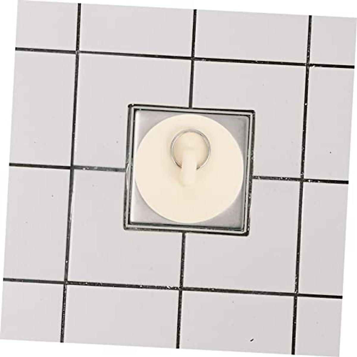 PRETYZOOM Kitchen Sink Stopper 6pcs Rubber Sink Stopper Water Plug White Tub Bathtub Drain Parts