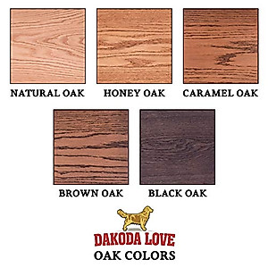 DAKODA LOVE Floating Shelves | Solid Oak | Premium Craftsman Quality | Heavy Duty Hidden Bracket | 200+ Pound Weight Capacity (Natural Oak, 48" L x 8" D)