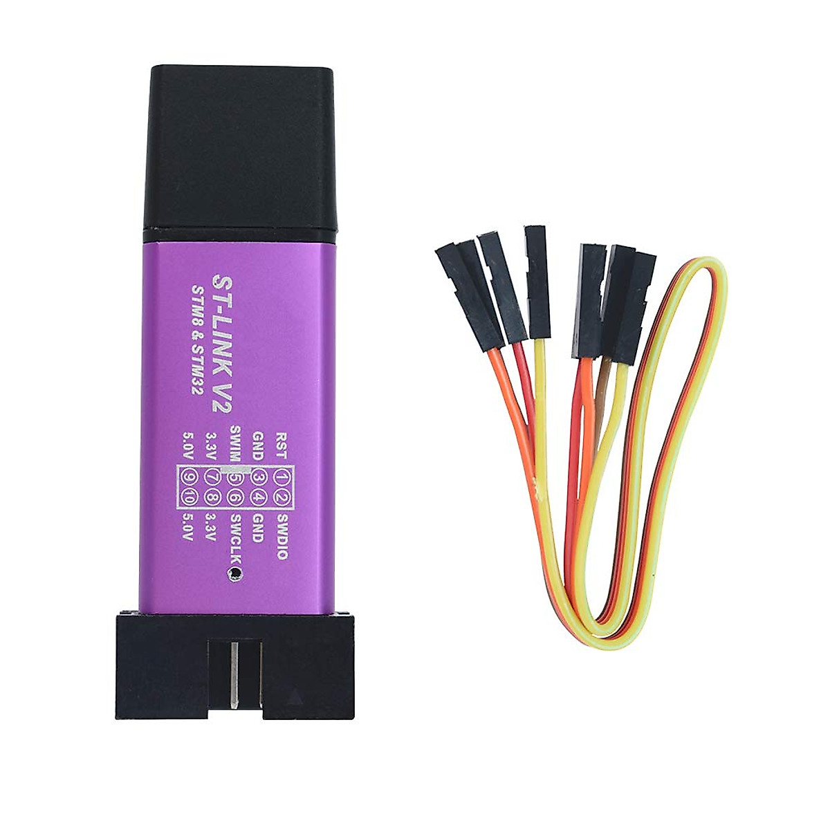 Aideepen ST Link V2 Programming Unit Mini Emulator Downloader M89 New (Random Color)+2 PCS ESP32-CAM W-BT Board