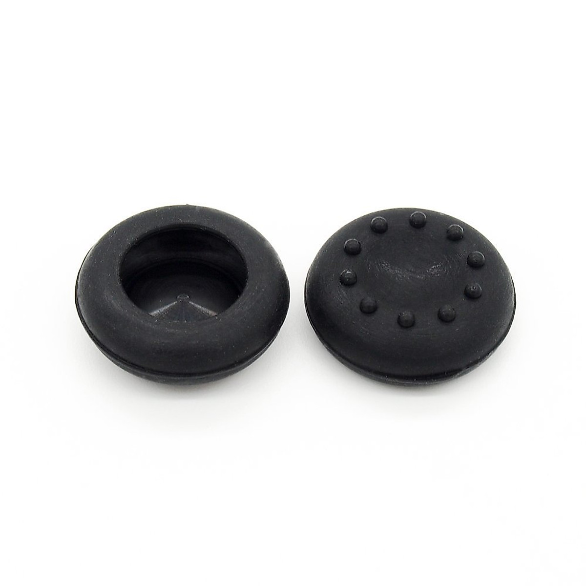 Qingsun 5 Pair/10 Pcs Replacement Silicone Analog Joystick Thumb Stick Grips Cap Cover for PS3 / PS4 / Xbox 360 / Xbox One/Wii Game Controllers (Black)
