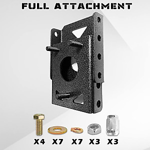 XOOKUN Heavy Duty Spare Tire Carrier for Jeep Wrangler JK JKU 2007-2018