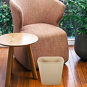 VOSAREA Plastic Slim Trash Can 8L Narrow Spaces Reusable Garbage Container Bin Narrow Space Wastebasket Bucket Toilet Rubbish Pail for Home Office Kitchen Bathroom