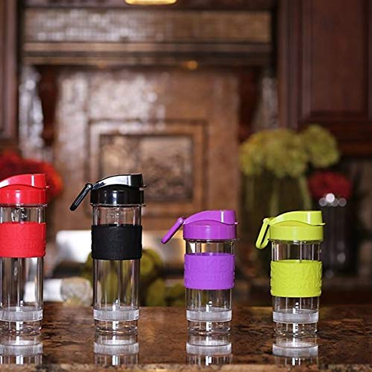Mironi Personal Smoothie Blender 2-in-1 Single Serve Blender, Mini Bullet Blender 500W With 20 Ounce Tritan Sports Bottle and Grinder Cup for Juices, Shakes, Smoothies and More Stainless Steel