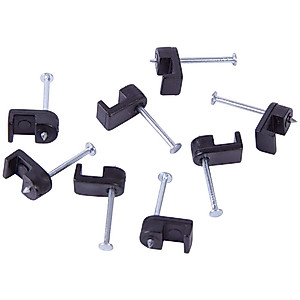 Gardner Bender PSB-1600T 25-Pk. 3/16-In. Black Low-Volt Staples - Quantity 8