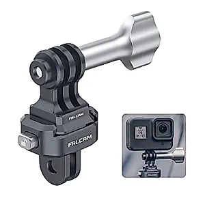 Falcam F22 Quick Release Kit for Action Cameras, Camera Mounting Adapter Convert Action Camera Interface to F22 QR System, 22mm Aluminum Camera Accessory Kit for Photographer, Fits for GoPro and DJI
