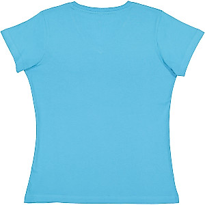 inktastic Autumn Apple Tree Women's V-Neck T-Shirt Large Aqua 40567