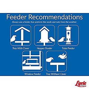 Lyric Wild Bird Mix Bird Seed, Bird Food for Outside Feeders, 40 lb. Bag