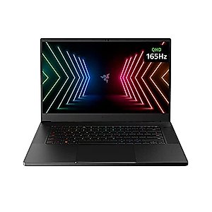 Razer Blade 15 Advanced Gaming Laptop 2021: Intel Core i7-11800H 8-Core, NVIDIA GeForce RTX 3080, 15.6” QHD 165Hz, 32GB RAM, 1TB SSD Chroma RGB (Renewed)