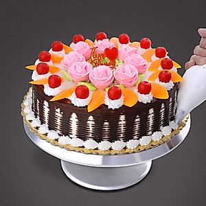 Aluminium Cake Decorating Stand Revolving 12 Inch Cake Turntable for Cake, Cupcake Decorating Supplies