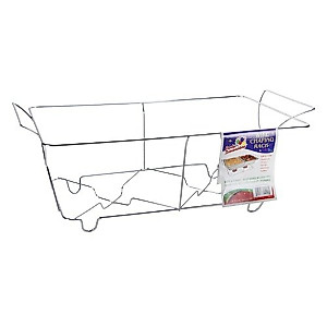 Silver ALUMINUM Full Size Chafing Stand - (Pack Of 1) - Perfect For Catering & Event