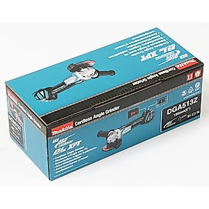 Makita DGA513Z 18V Li-Ion LXT Brushless 125mm Angle Grinder - Batteries And Charger Not Included