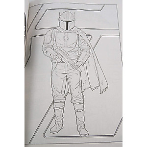 The Mandalorian ''Mando and The Child'' Colortivity Coloring and Activity Book - 80 Pages