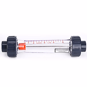 LZS-20（D）Liquid Flowmeter 40-400L/H Liquid Flowing Rate Gauge 25mm/1in Liquid Flowing Meters High Accuracy Water Rotameter Hydraulic Valve Fittings