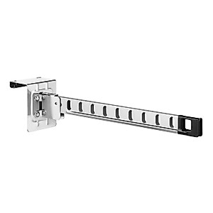 Whitmor Over The Door Hanger Holder, 1 Count (Pack of 1), Silver