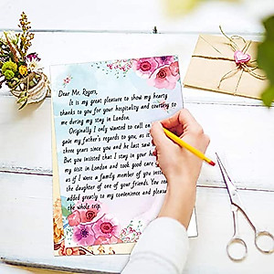 Stationary Set Japanese Stationery Paper and Envelopes Stationary Supplies Watercolor Floral 48