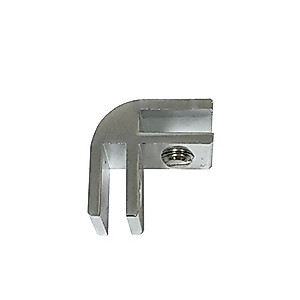 COOKE Custom Square Glass Fire Pit Windscreen, 3/16" Thick Glass, Silver Clamps with No Skid Rubber Feet, You Choose The Size (30" x 30" x 8")