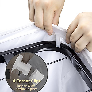 ZINUS SmartBase Bed Skirt, 16 Inch Drop, For Use with SmartBase, Easy On & Off Design, Twin