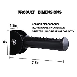 Doorway Stair Assist Handle, Handicap Grab Bars for Wall, Non-Slip Grab Bar for Elderly, Seniors, Injured and Handicap People, Support Up to 300 Pounds, Black