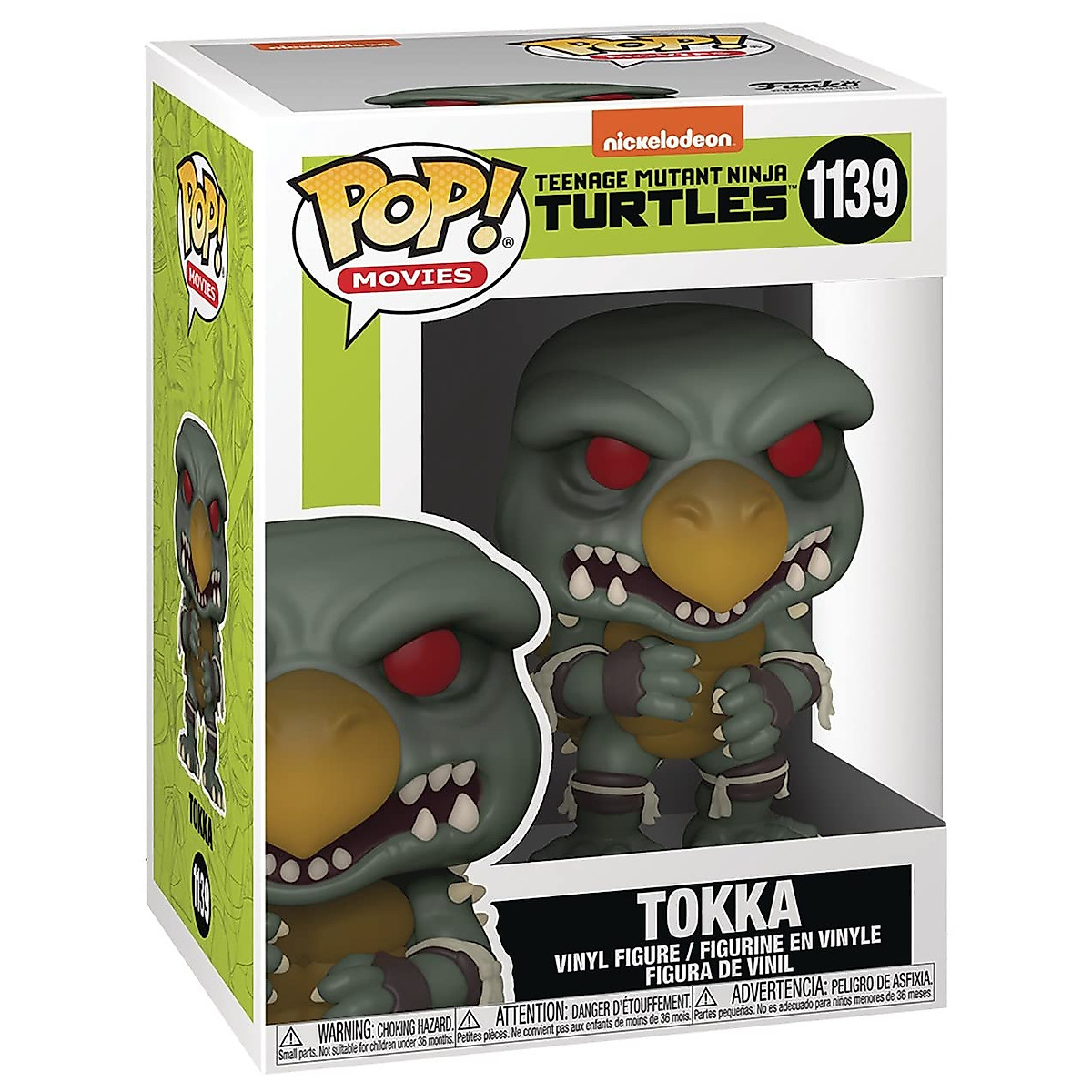 POP Teenage Mutant Ninja Turtles II: Secret of The Ooze - Tokka Funko Pop! Vinyl Figure (Bundled with Compatible Box Protector Case), Multicolored, 3.75 inches