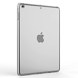 Puxicu Clear Case for iPad 6th Generation,iPad 5th Generation Case, Slim Design Flexible Soft TPU Protective Cover for iPad 9.7 (2017 5th Gen & 2018 6th Gen) Tablet, Clear