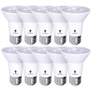 10 Pack PAR20 Outdoor LED Flood Light Bulb 8W 75 Watt Equivalent 500 Lumens Dimmable Waterproof E26 3000K Warm White LED Flood Light Bulbs for Security Led Spotlight Indoor Led Recessed Light Bulbs